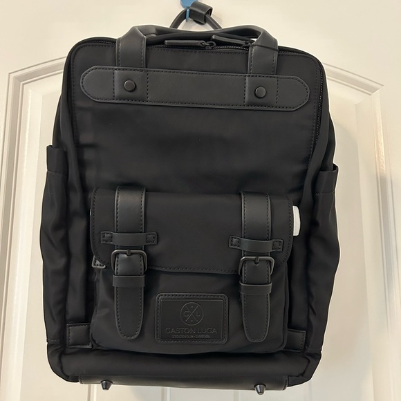 gaston luga | Bags | Gaston Luga Black Backpack | Poshmark